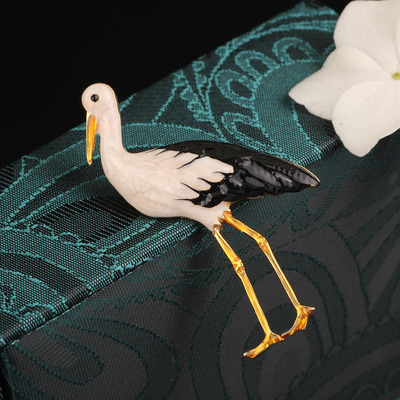 XKDDCT爆款海鸥胸针防走光动物胸