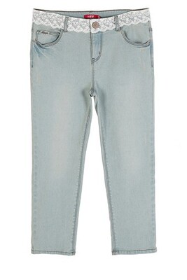 啦谷LGG谷牛仔女七分裤4BU666A329