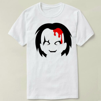 Child's Play鬼娃回魂Chucky Tee Shirt 圆领 定制男女 T恤 1