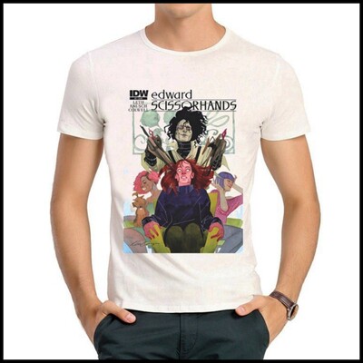 Edward Scissorhands T-shirt 剪刀手爱德华 T恤 白色 T恤衫 男女