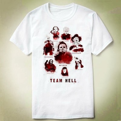 Halloween月光光心慌慌Michael Myers Tee Shirt圆领新款定制T恤2