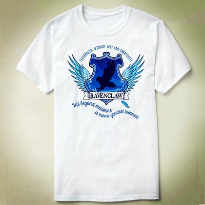 Ravenclaw个性衣服上衣DIYTeeT-ShirtT恤衣服
