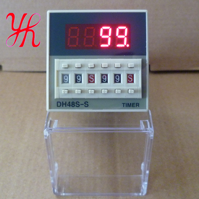 优质DH48S-S循环数显延时继电器AC220VDC24VDC12V银点带底座