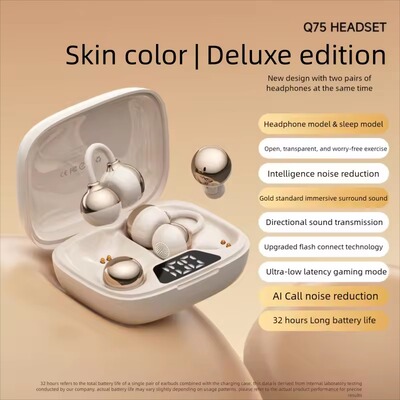 Dual Pair Bluetooth Headphones Ear Clips Couple Headphones