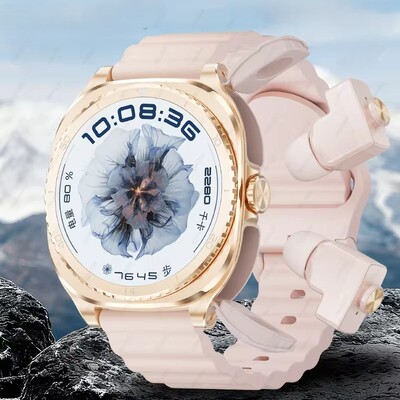 TWS 2-in-1 Headset Smart Watch AMOLED Smartwatch  Earbuds