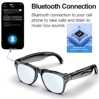 W600 smart glasses take pictures camera Bluetooth call