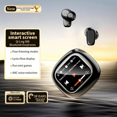 ANC+ENC wireless headphones Bluetooth AI translator earbuds