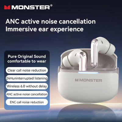Bluetooth Headphones ANC Active Noise Cancellation Earbuds