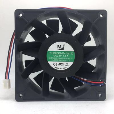 原装一盟 F12038Z40D024-SM100 24V 12038 12CM 变频器散热风扇