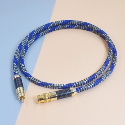 7n发烧HIFIRCA转RCA转BNC数字讯号线wordclock 50欧姆 75欧双头BNC 10M时钟线数字同轴音频信号线AES 110欧