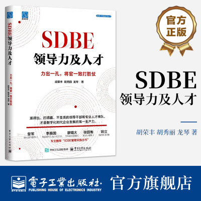 官方旗舰店  SDBE领导力及人才 力出一孔 将官一致打胜仗 胡荣丰 领导力发展与干部管理的逻辑方法和工具 企业数字化转型书籍