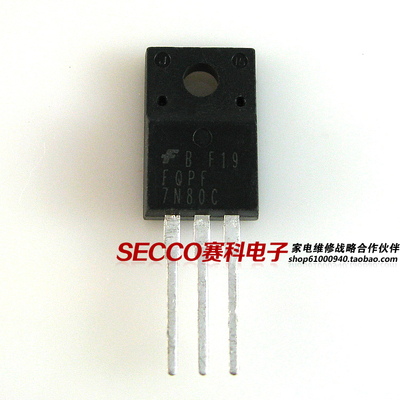 〖原装拆机〗FQPF7N80 7N80C P7NK80ZFP 电源开关管 液晶场效应管