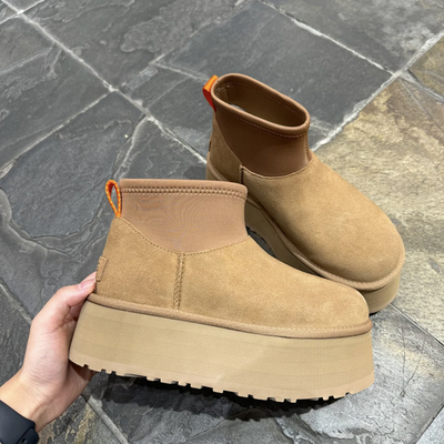 厚底增高迷你保暖休闲短筒雪地靴