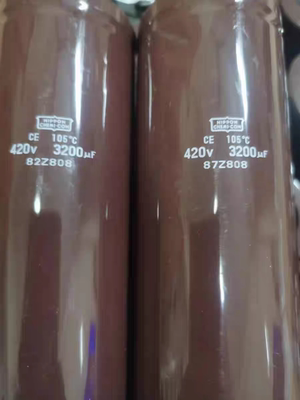 420V3200UF 82Z808 NIPPON CHEMI-CON CE105deg 105 3200UF 420V