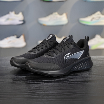 李宁正品2025新款男子户外运动训练透气耐磨低帮跑步鞋ARSV059-3