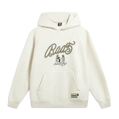 李宁正品反伍BADFIVE男子宽松透气运动训练连帽卫衣套头衫AWDW025