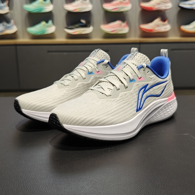 李宁正品赤兔7男子反光轻量稳定竞速训练简约系带跑鞋ARPU003-17