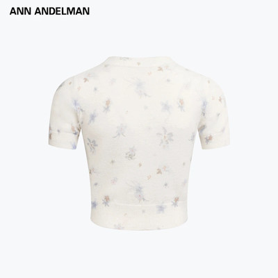 ANNDELM碎花毛织休闲卡