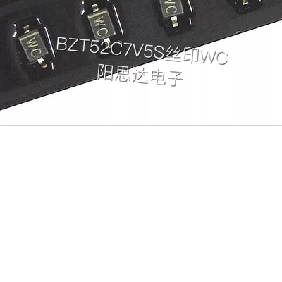 BZT52C7V5S丝印WC稳压管7.5V SOD-323一盘3000=114元现货优势