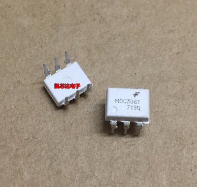 全新原装正品 MOC3061 DIP-6 光隔离器-三端双向可控硅 现货直拍