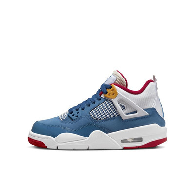 Air Jordan 4 AJ4蓝白红GS运动休闲复古潮流中帮篮球鞋DR6952-400
