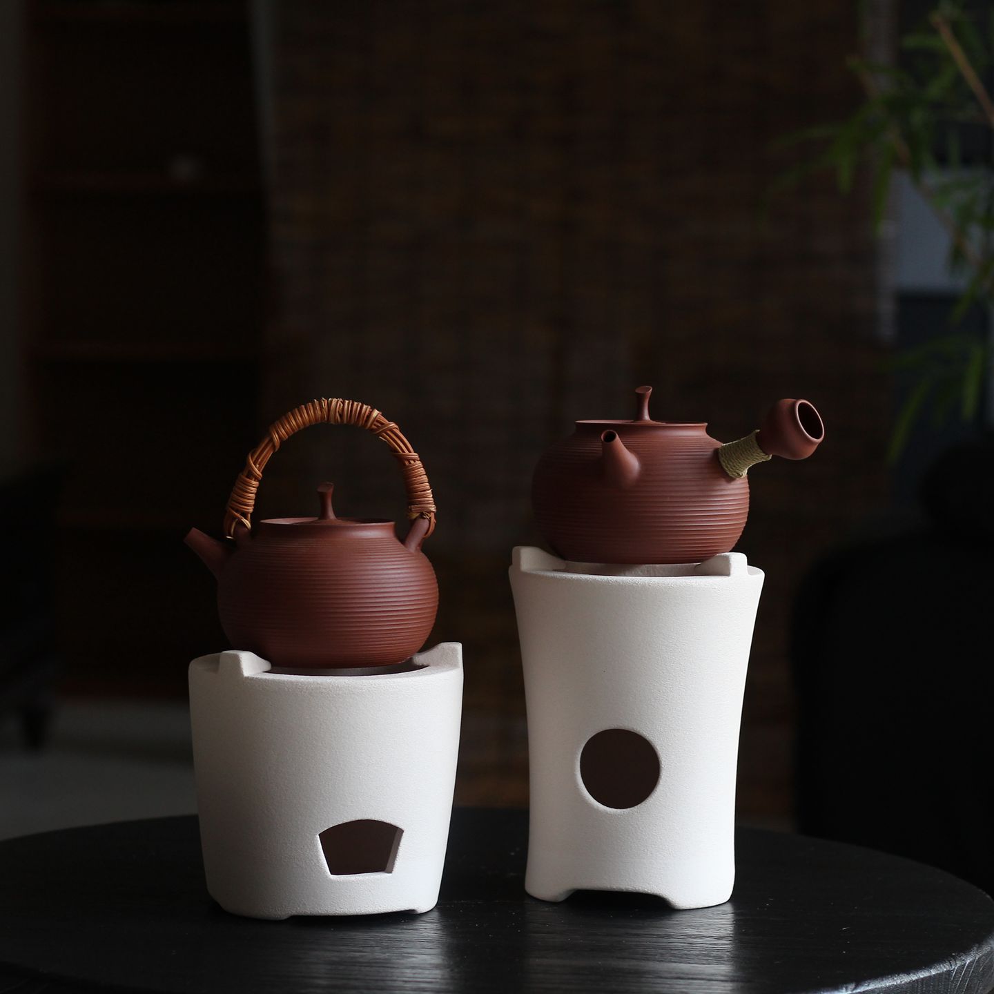 白泥炭炉煮茶炉 家用户外烧茶陶瓷煮茶器 温酒炉煮酒炉炭火温茶炉