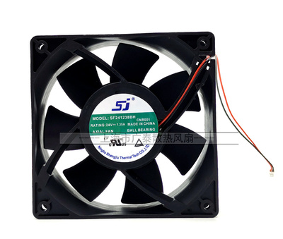 全新SJ SF241238BH 12038 12CM 24V 1.35A 大风量变频器散热风扇