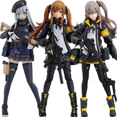 二次元figma可动机娘少女前线HK416小仓唯UMP45女高中生可动手办