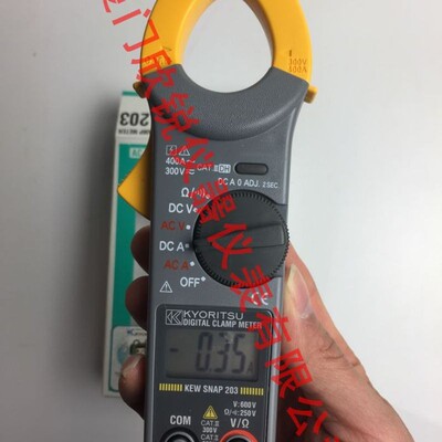 KEWSNAP203日本克列茨KYORITSU交直流钳形表KEW203钳形万用表