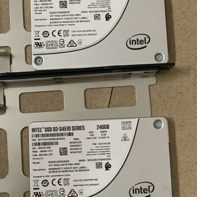 议价长期收购英特尔s4510 240g 480g 960g 1.