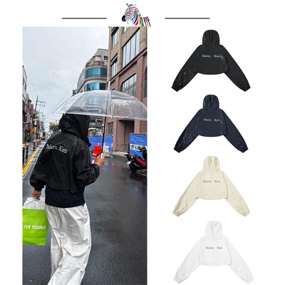 MatinKim冲锋衣外套防晒衣短款