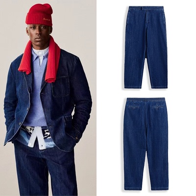 美系潮牌牛仔休闲西裤