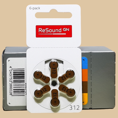 ReSound瑞声达助听器电池312