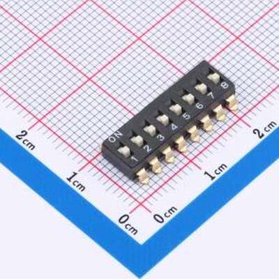 DSIC08LSGER 拨码开关 DSIC08LSGER SMD-16P,20.3x6.2mm