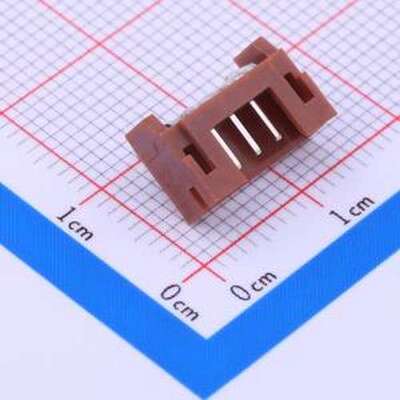 A2002WR-5P 线对板针座 间距:2mm 1x5P 弯插,P=2mm