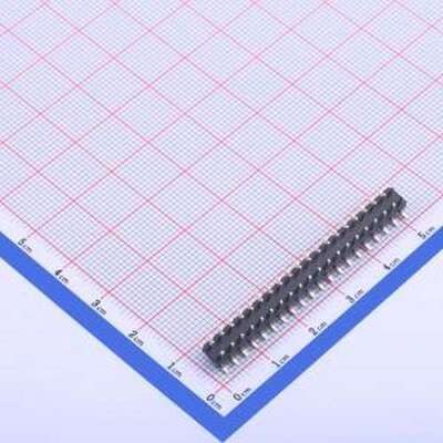 PH-00695 排针 间距:2.54mm 2x20P 立贴 方针 SMD,P=2.54mm