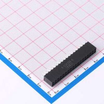 6-534206-8 排母 间距:2.54mm 直插 插件,P=2.54mm