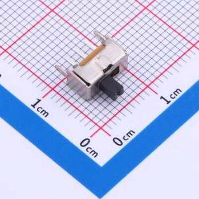 HX SS12D07VG3 滑动开关 3脚2两档位SS12D07VG3 1P2T立式拨动开关