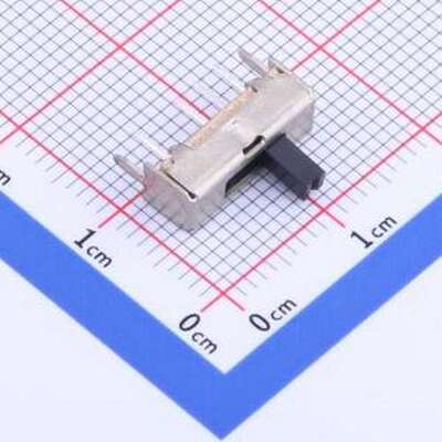 SS13D07VG4 滑动开关 4脚3三档位SS13D07VG2 1P3T立式拨动开关,柄