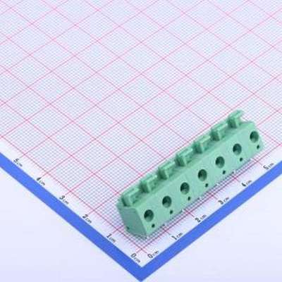 KF236-7.5-7P 弹簧式接线端子 1x7P 7.5mm 每排P数:7 排数:1 插件
