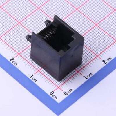5502-66020111 以太网连接器(RJ45 RJ11) 弯插 不带LED 插件