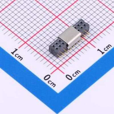 CSCC211-1002A001C1AF 排母 2x10P 间距:1mm 立贴 SMD,P=1mm