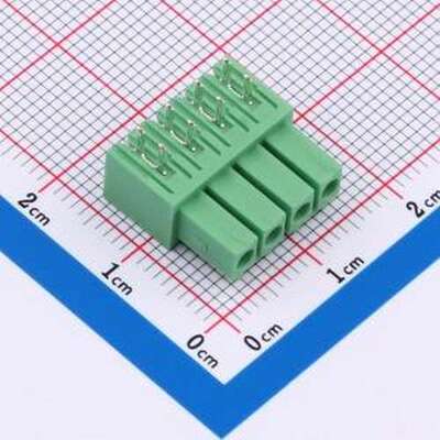 JL15EDGA-35004G01 插拔式接线端子 1x4P 3.5mm 排数:1 每排P数:4