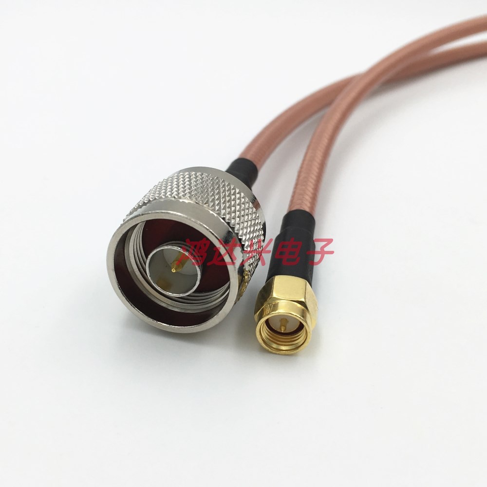 BNC-SMA-JJ N公转SMA公射频线 RG142信号屏蔽馈线 高频率低损耗_虎窝淘