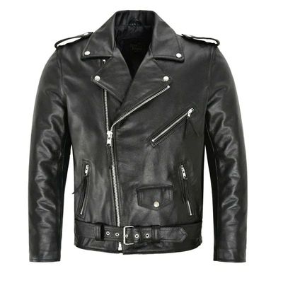 Casual lapel leather jacket for men男士休闲翻领皮衣外套