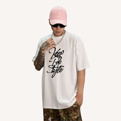 胡飞扬XKeeping街舞联名keeppopstyle2.0Popping震感街头黑白短袖