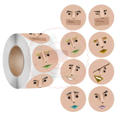 搞怪装饰新款手账封口贴纸