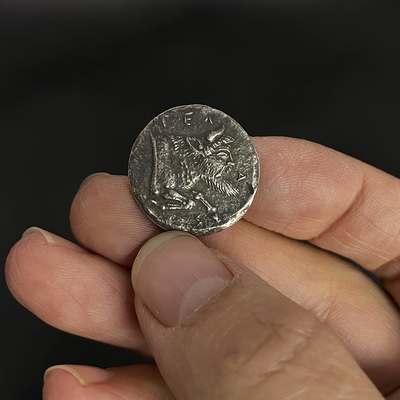 古希腊德拉克马仿古硬币铜质