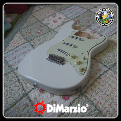 吉他拾音器电路改装定制升级案例 Suhr Custom Classic DiMarzio