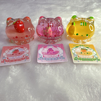 正品白日梦缤果章鱼喵喵冻系列盲袋盒明款mini大萌粒可爱摆件手办